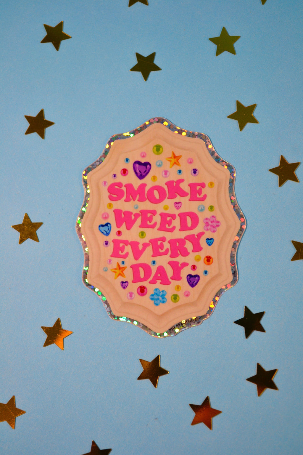 Smoke Weed Everyday Sticker – Highness