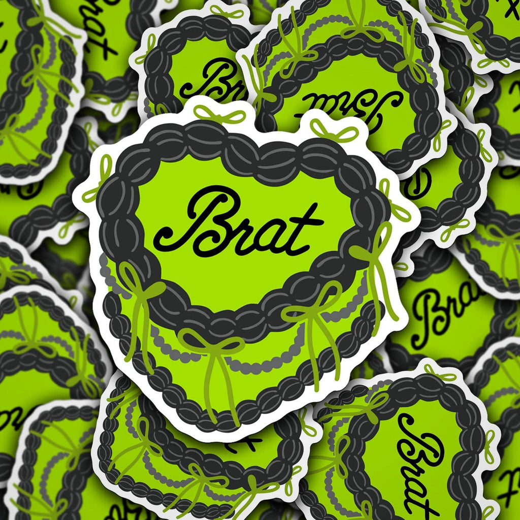 Vinyl Decal Green Brat Cake – Highness