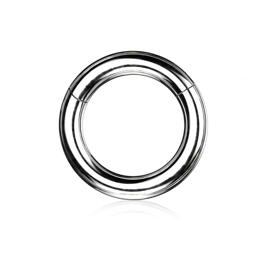 Large Gauge Steel Hinged Segment Ring (8g-4g) – Highness